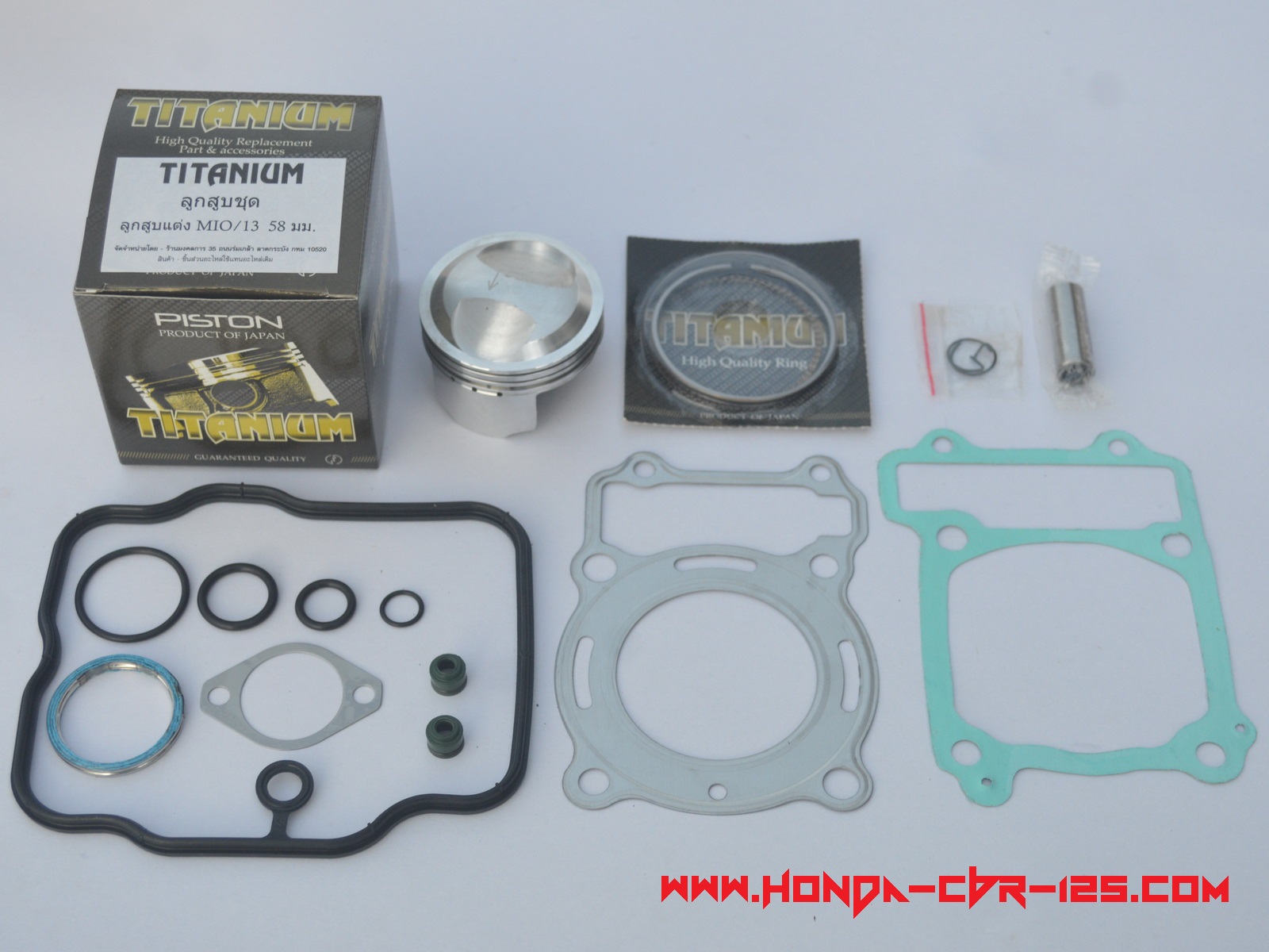 OEM & Genuine Honda CBR 125 cylindr piston ring kit, oversize